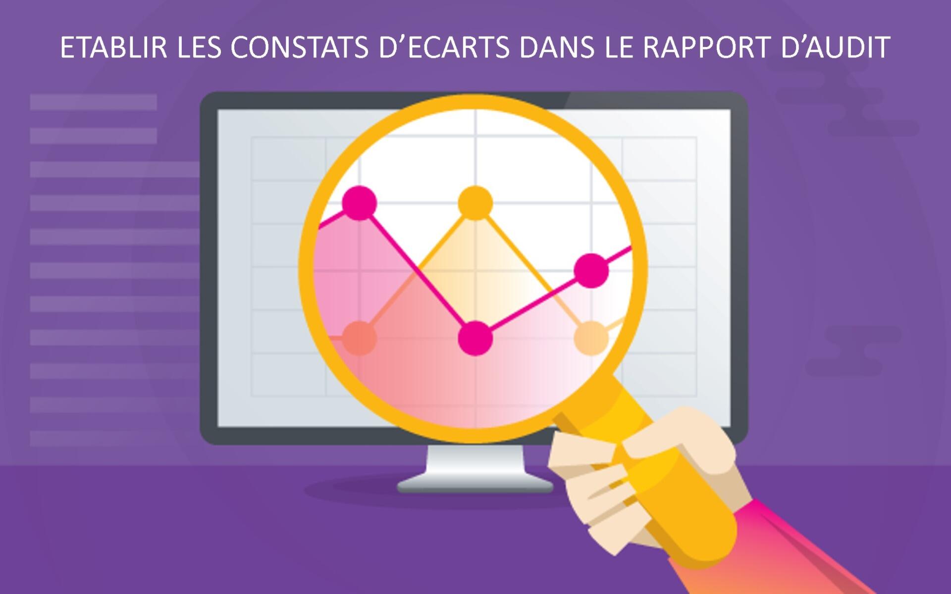 ETABLIR LES CONSTATS D’ECARTS DANS LE RAPPORT D’AUDIT - ANTHEMIA